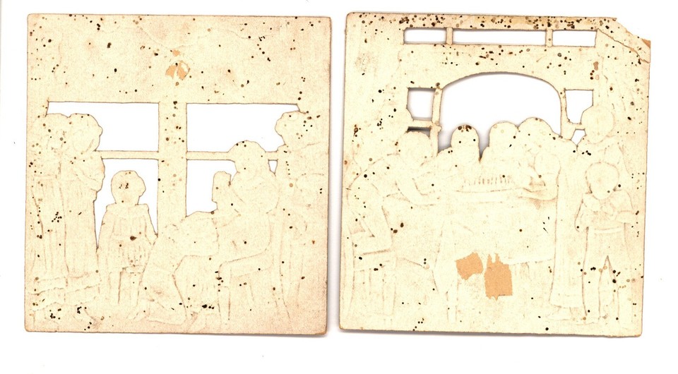 Children's games, Forfeits, Fun and Frolic, die cut paper scraps, Tuck ...