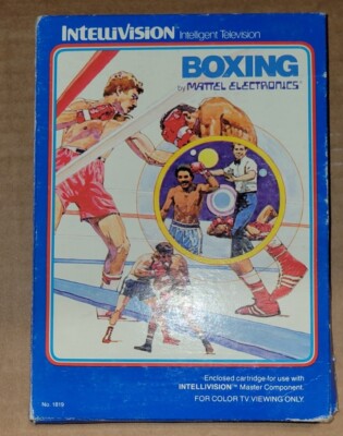 Intellivision BOXING Mattel Blue Box with Manual and Game | eBay