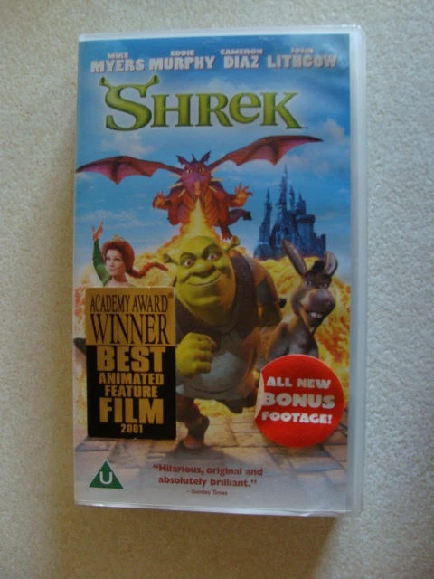 Shrek Vhs 2001 Ebay
