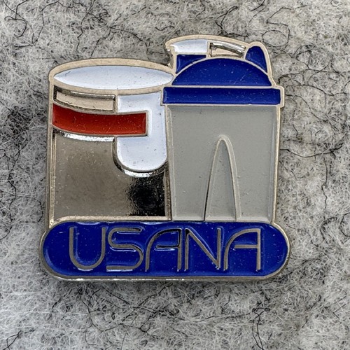 Usana Enamel Lapel Pin Vintage Hat Tie Garbage Recycle | eBay