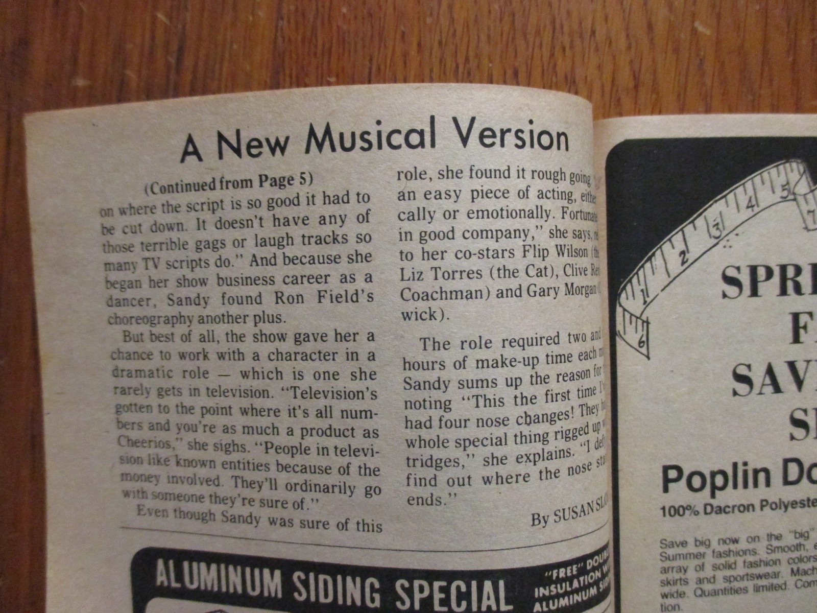 Mar 21-1976 Detroit News TV Mag(SANDY DUNCAN/DANNY KAYE/DARREN McGAVIN ...