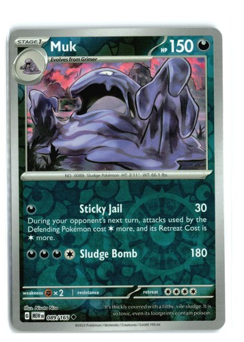 Muk 089/165 151 REVERSE HOLO POKEMON TCG NM-LP | eBay