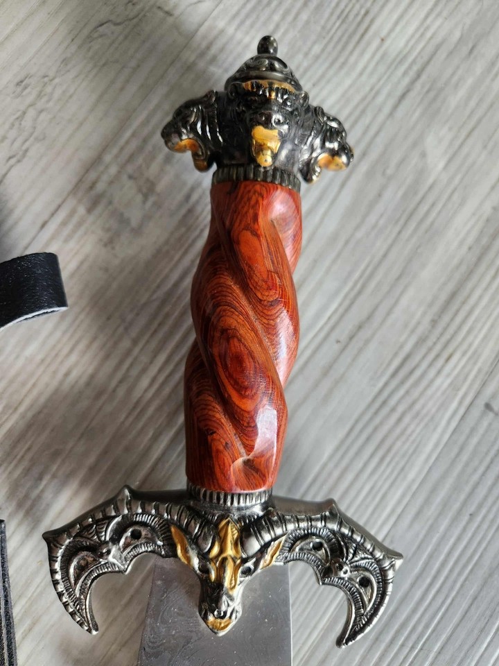 Damascus Steele Style Short Sword-Jim Frost Design | eBay