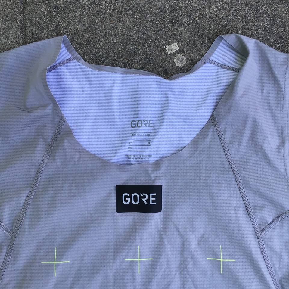 GORE WEAR Contest Daily Singlet Men Men Large Process Gray Running ...