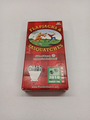 Flapjacks & Sasquatches, Prolific Games, Upgraded Second Edition Card ...
