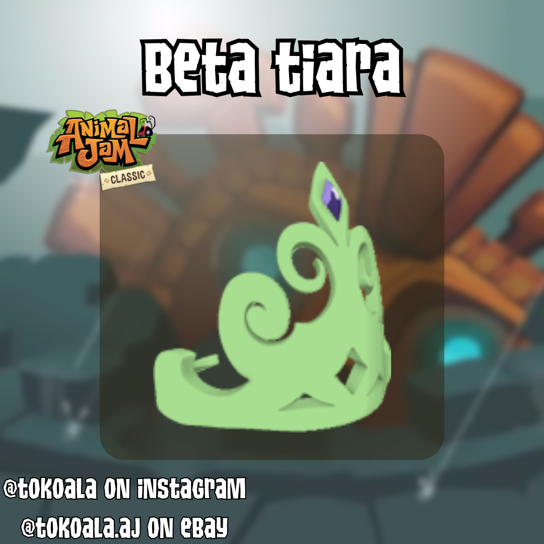 Animal Jam Classic AJC Beta Tiara [READ DESCRIPTION] | eBay
