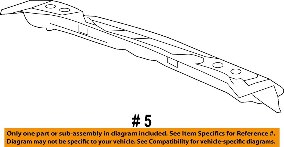 GM OEM 17-23 Bolt EV Roof Roof Components-Rear Header 95429538 | eBay
