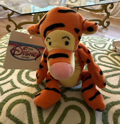 Disney Store Winnie the Pooh TIGGER Bag Plush Toy 9" with Tags | eBay