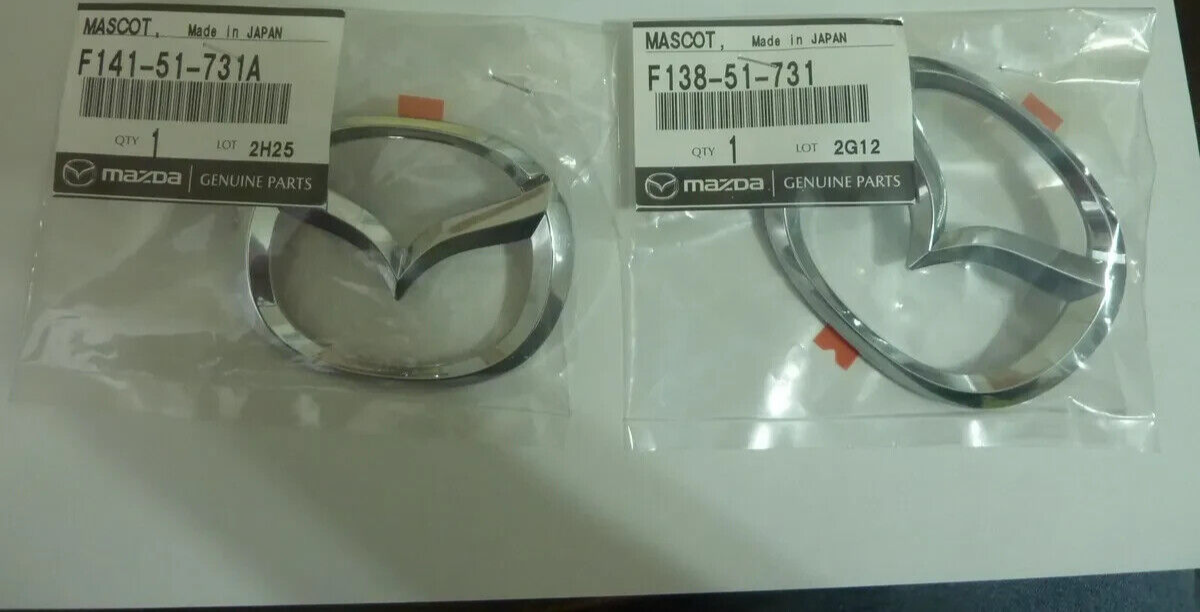 MAZDA Genuine OEM RX-7 FD3S Front & Rear Badge Emblem Set SPIRIT R | eBay