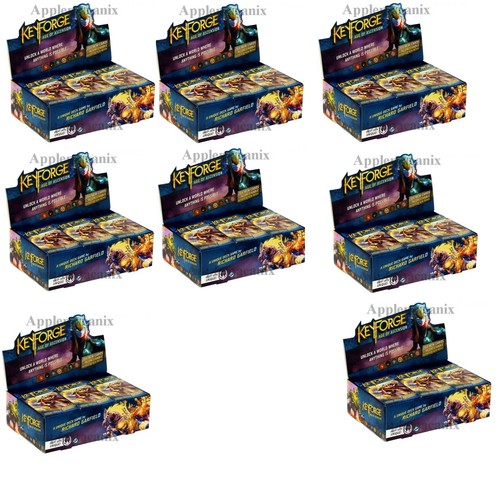 96 Decks Keyforge Age of Ascension (8) 12 Booster Archon Display Case ...