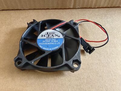 1pc ICFAN 0610-24 DC24V 0.08A 6cm 6010 cooling fan 2-wires | eBay