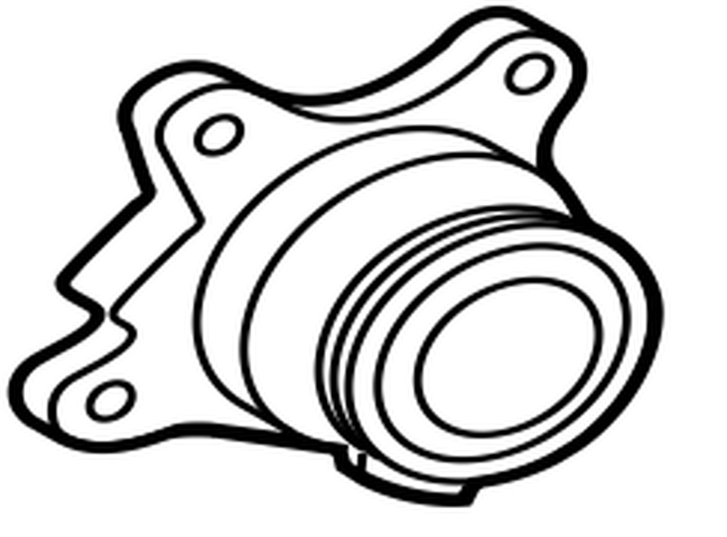 42450-60050 Toyota Hub & bearing assy, rear axle, rh 4245060050, New ...