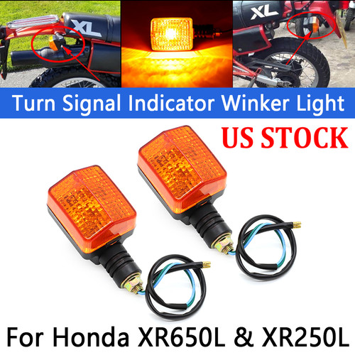 2x Rear Turn Signal Indicator Blinker Light For Honda XR650L 93-20 ...