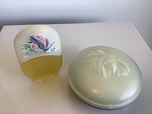 Vintage Le Jardin Eau De Toilette Spray 50ml & Powder Puff Container ...
