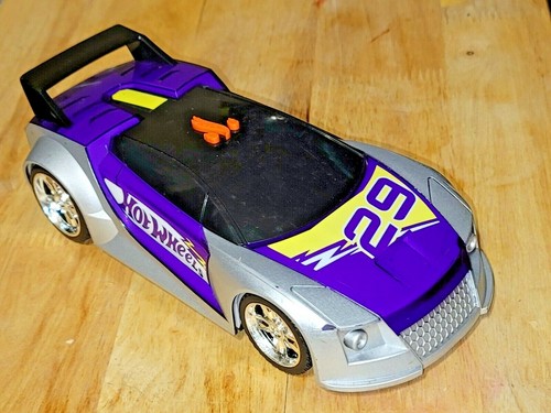 Hot Wheels Color Crashers Purple Race Crash Quick N’ Sik Lights Sounds ...