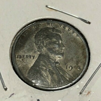 1943-P Lincoln Wheat Cent Ghost "4" Missing Error Penny (XF) Extremely ...