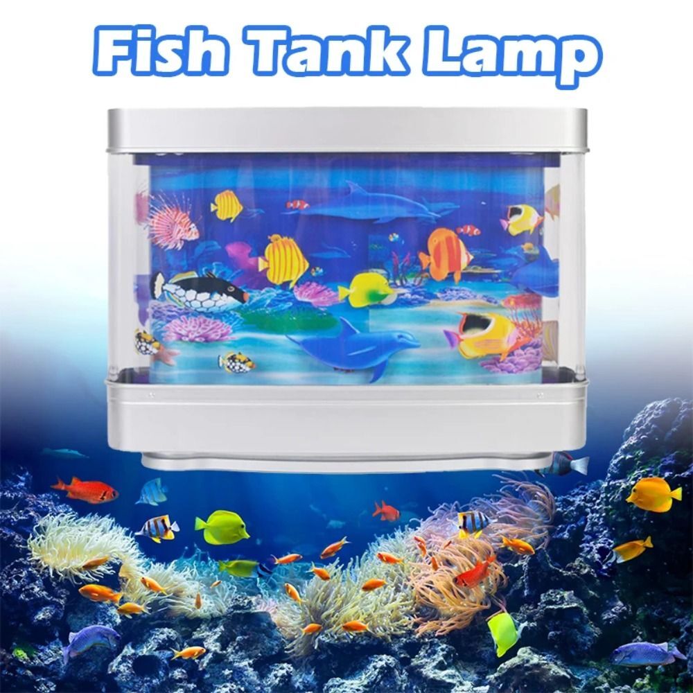Artificial Tropical Fish Aquarium Simulation Ornamental Fish Lamp ...