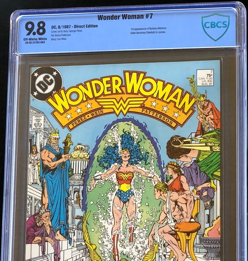 Wonder Woman #7 (DC 1987) 💥 CBCS 9.8 💥 1st new Cheetah Dr. Barbara Ann ...