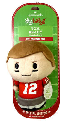 Hallmark Itty Bittys Tom Brady Tampa Bay NFL Plush w 2021 Collectors ...
