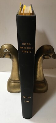 INTERNATIONAL STUDIO MAGAZINE BOOK - WITH COVERS SEP-DEC 1930 ANTIQUES ...