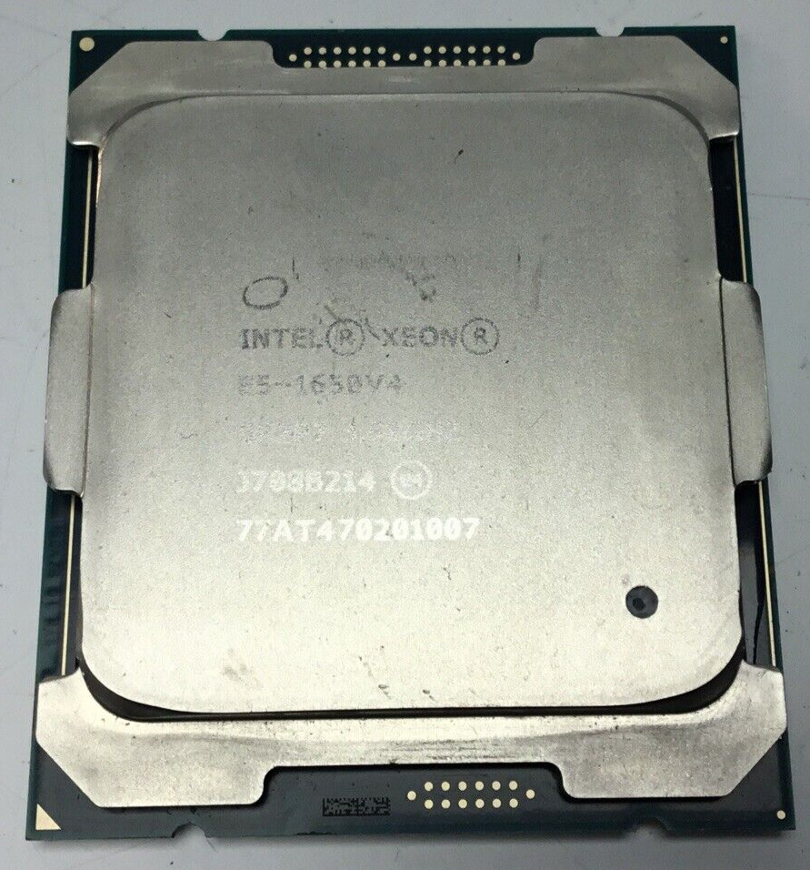 Intel Xeon E5-1650 V4 3.60GHz Base 4.0GHz Turbo SR2P7 Processor Tested ...
