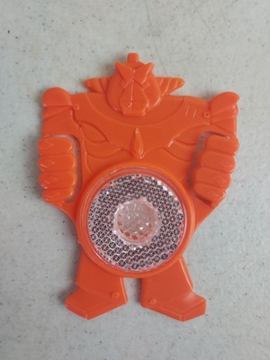 vintage 1985 Kelloggs Cereal Premium Robot Bike Reflector Orange w ...