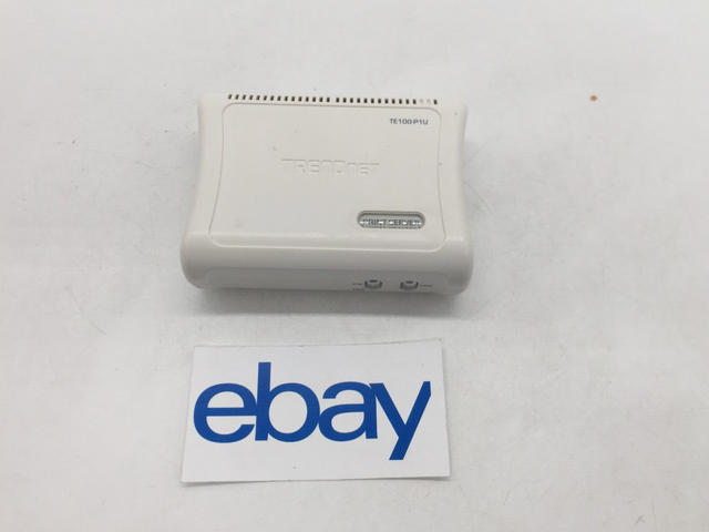 TRENDnet 1-Port Print Server TE100-P1U for sale online | eBay
