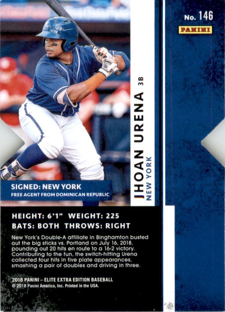 2018 Panini Elite Extra Edition - Status Emerald Die-Cut #146 Jhoan ...