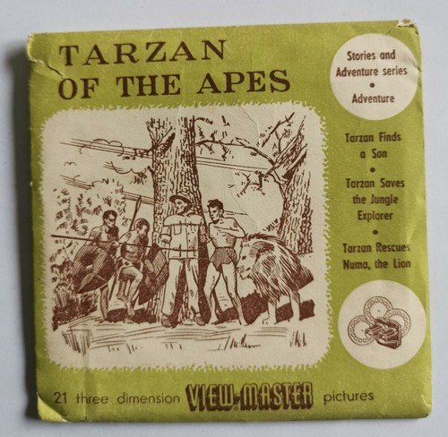 view-master: Tarzan of the apes - (3 discs / reel) 976-ABC | eBay