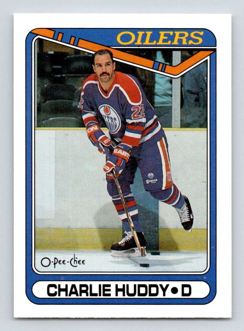 1990-91 O-PEE-CHEE #344 CHARLIE HUDDY NM-MT OILERS | eBay