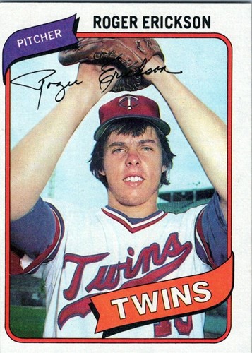 1980 Topps #256 Roger Erickson Minnesota Twins EX-MT | eBay