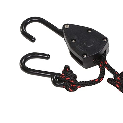 4PCS 1/8in 8ft Adjustable Heavy Duty Rope Hanger Ratchet Kayak and ...