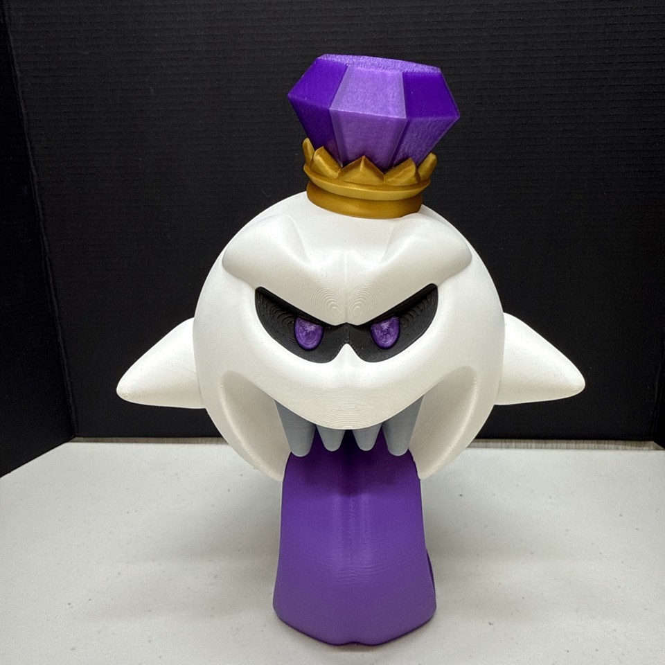 King Boo 3D Printed Model Super Mario Game Collectible Figurine 8" Fan ...