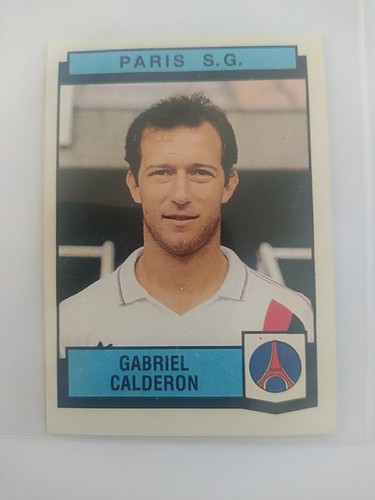 PANINI FOOT 88 - #306 GABRIEL CALDERON - PSG - PARIS SAINT-GERMAIN ...
