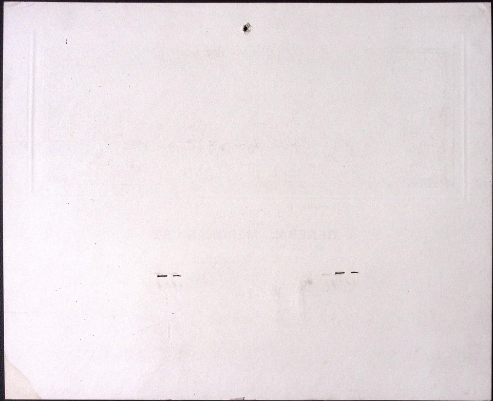 1910 J.H. Rishell General Merchandise Spring Mills PA Calendar JUN ...