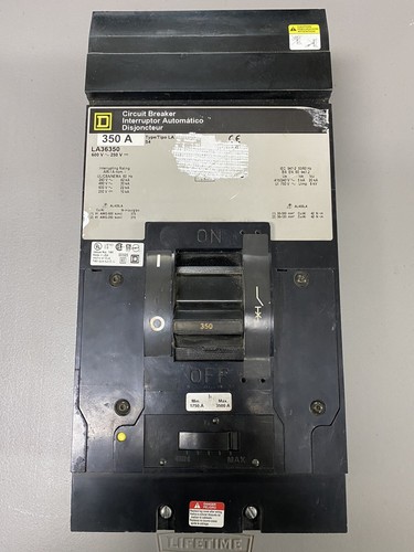 LA36350 SQUARE D CIRCUIT BREAKER 350 AMP | eBay