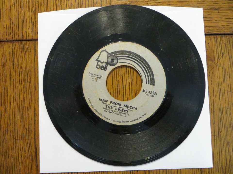 The Sweet – Little Willy - 1972 - Bell Records Bell 45,251 7" Single F ...
