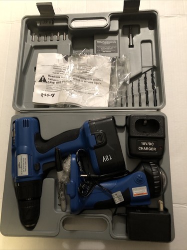 Drill Master Tool Set, 2 piece set , Drill And Flashlight | eBay