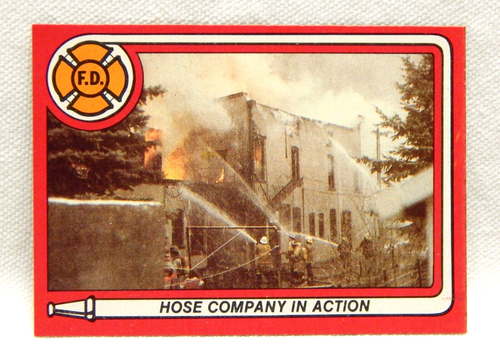 Fire Truck Hose Company In Action Card 14 (4) | eBay
