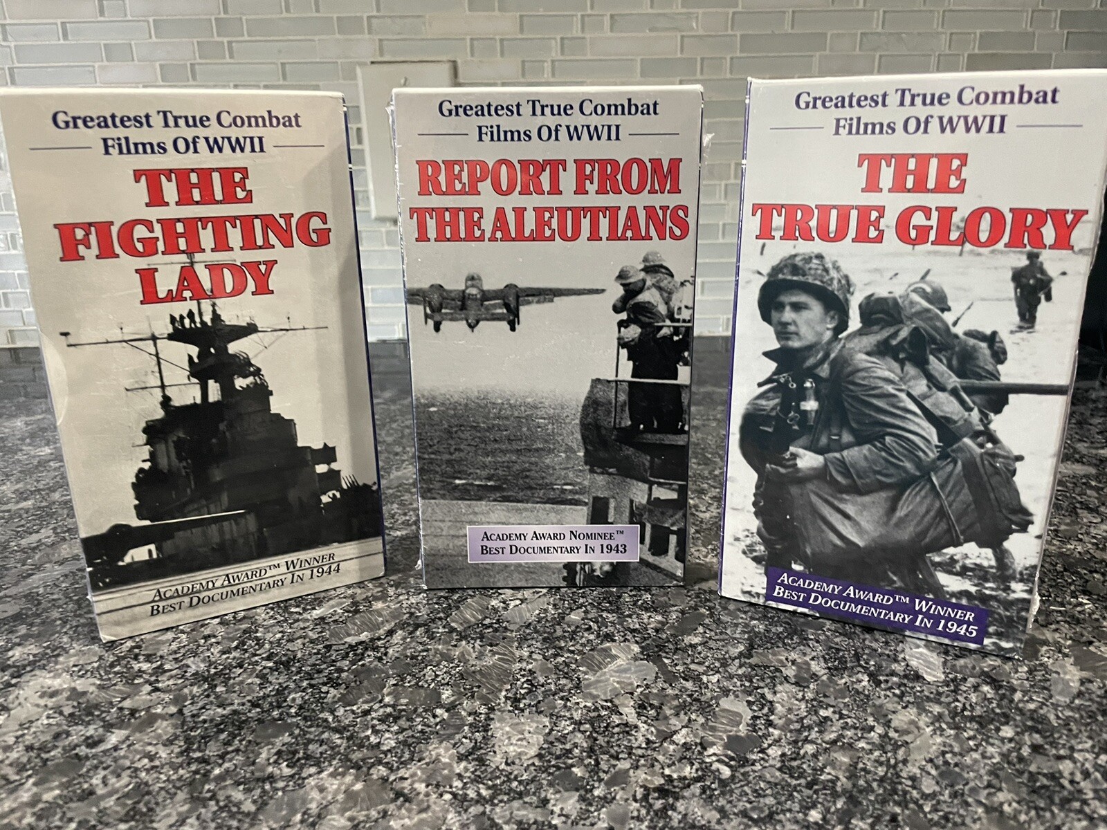 3 VHS Greatest True Combat Films WW2 Documentary Tapes Sealed NEW | eBay