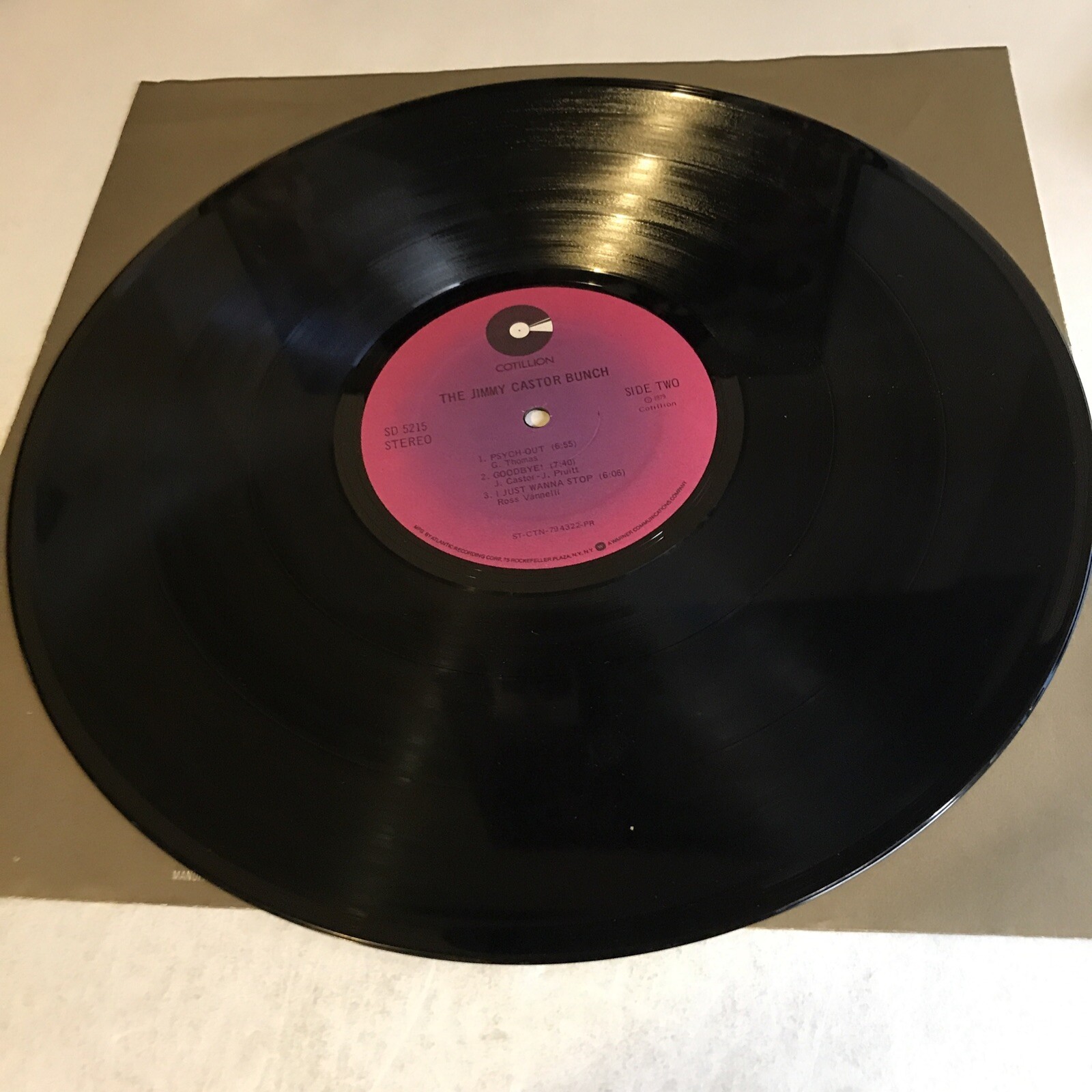 RARE ! Jimmy Castor Bunch - COTILLION REC. SD 5215 Vinyl Record lp VGC+ ...