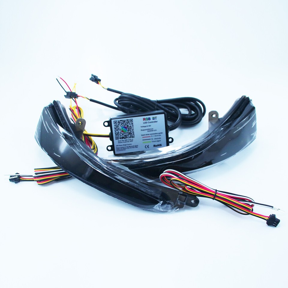2014-2022 Infiniti Q50 Q60 RGB LED Mirror Sequential Signal Light & Fog ...