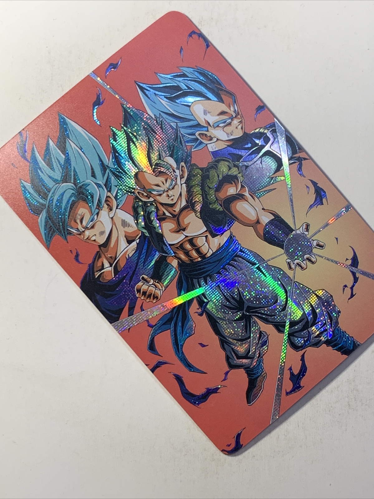 Gogeta Goku Vegeta Saiyan Dragon Ball Z ACG DBZ Goddess Anime Card Holo ...