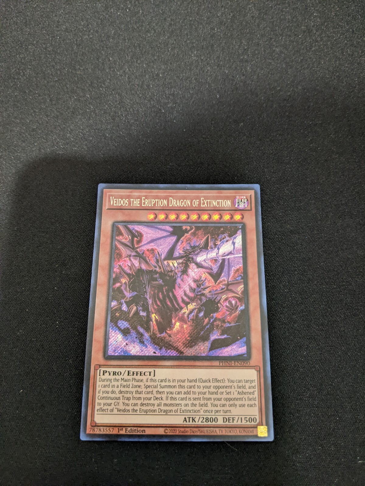Yugioh Phantom Nightmare Veidos The Eruption Dragon Of Extinction PHNI ...