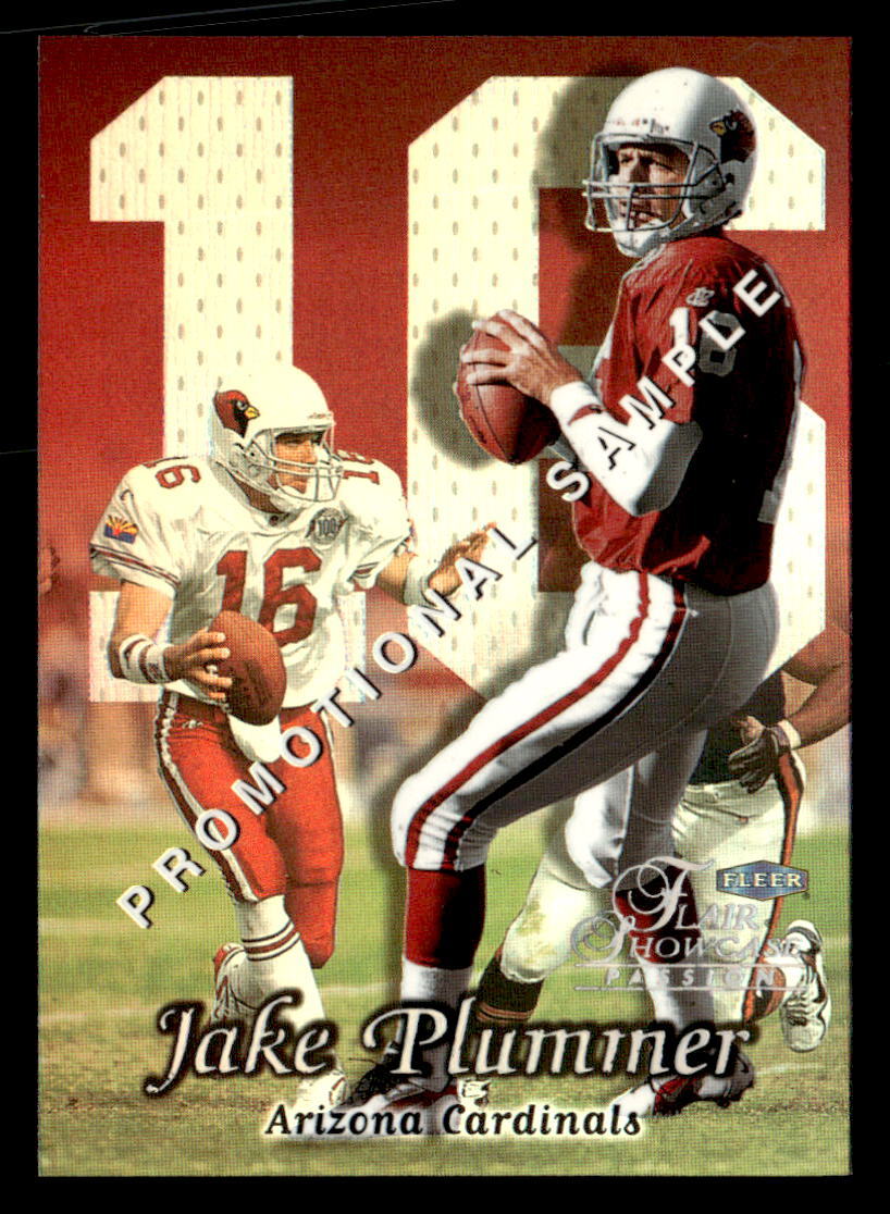 Jake Plummer 1999 Flair Showcase Promo Card #82 Arizona Cardinals | eBay