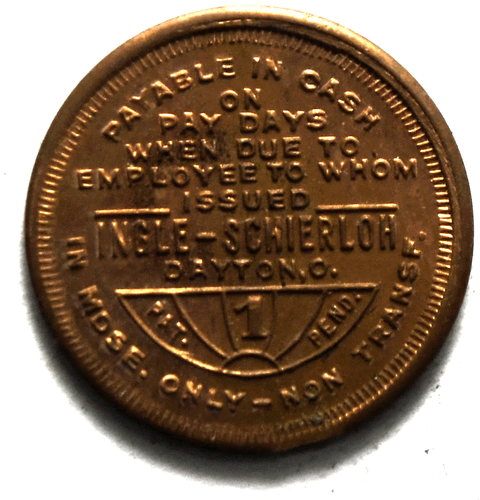 Belle Mead Coal Company Dayton Ohio Coal Scrip Token 18mm | eBay