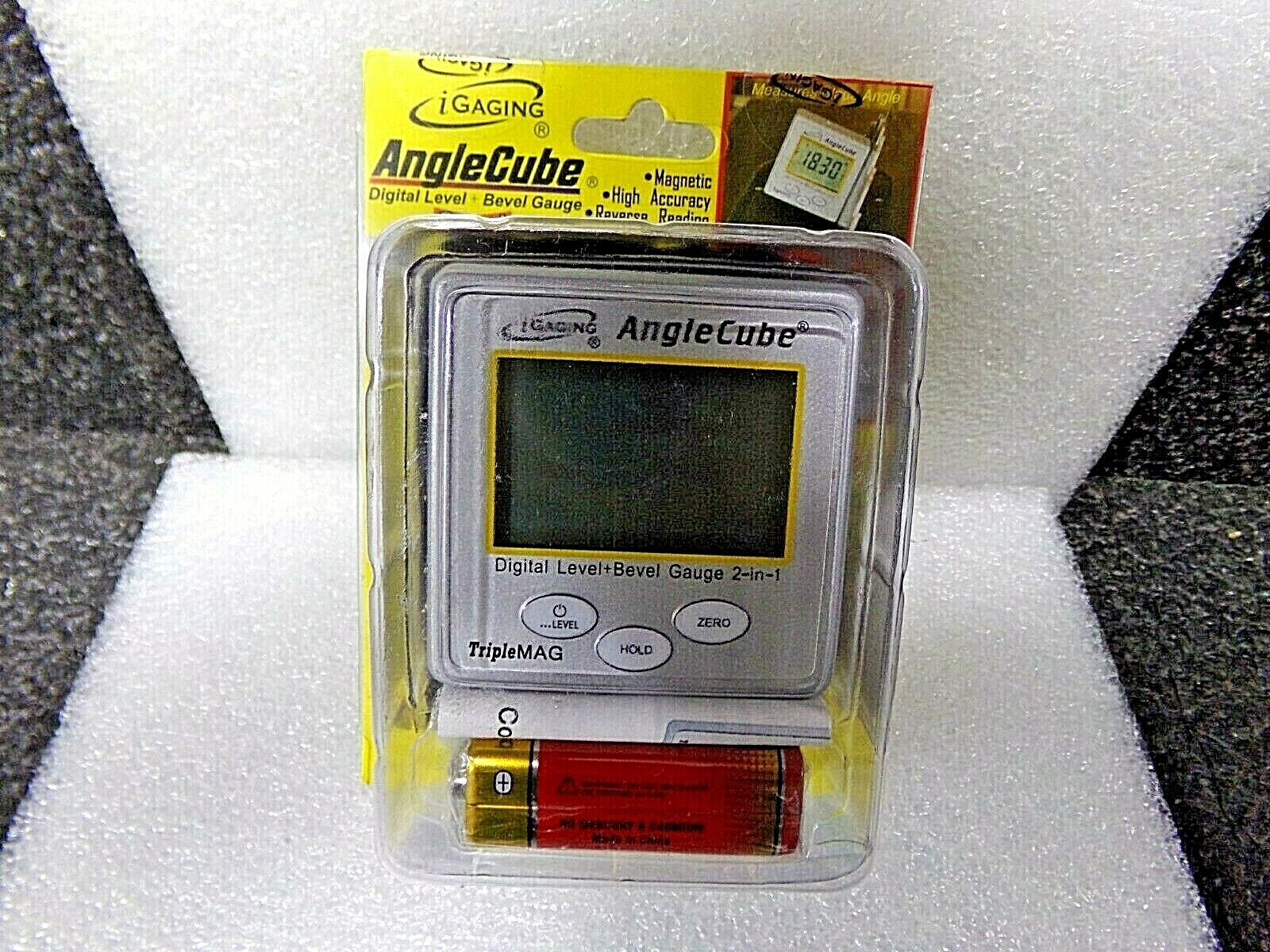 Angle Cube Digital Guage Angle & Level Sensor Bevel Electronic iGaging ...