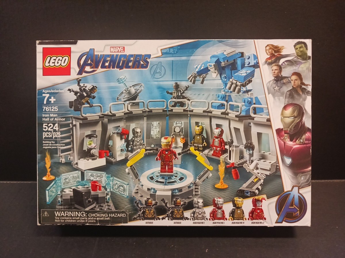 Lego Avengers Endgame Iron Man Hall Of Armor Set Build
