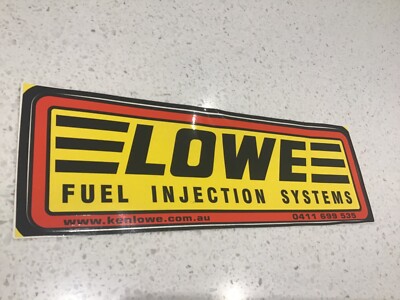 RACING FUEL INJECTION STICKER 4WD TRUCKS CARS SUSPENSION BRAKES TYRES ...