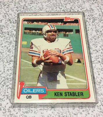 1981 Topps Houston Oilers team set (20 cards) Ken Stabler, Jack Tatum ...